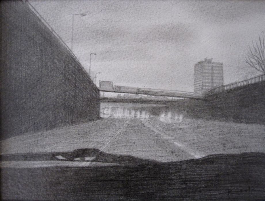 Driving Into Town - Reuben Colley - Forward Gallery