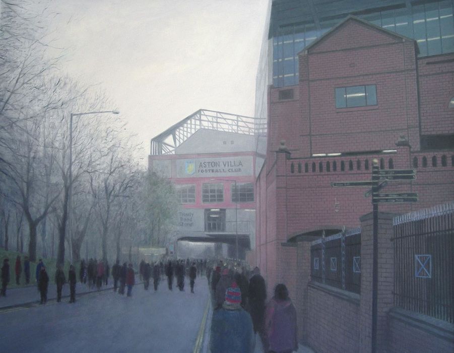 Going to the Match, Villa Park. Trinity Road Stand - Reuben Colley ...