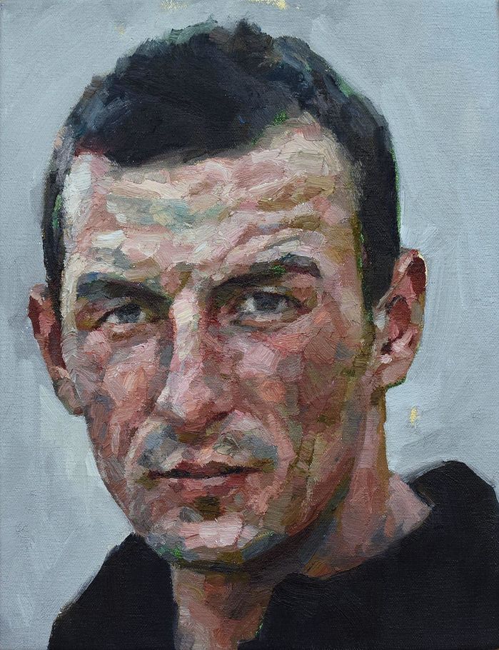 Stern Man - from The 12 Portraits Project (SOLD) - Danny Howes ...